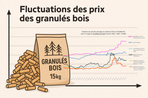 Granulés bois livrés moins cher : tendance prix 2025/2026. - Gard Bois